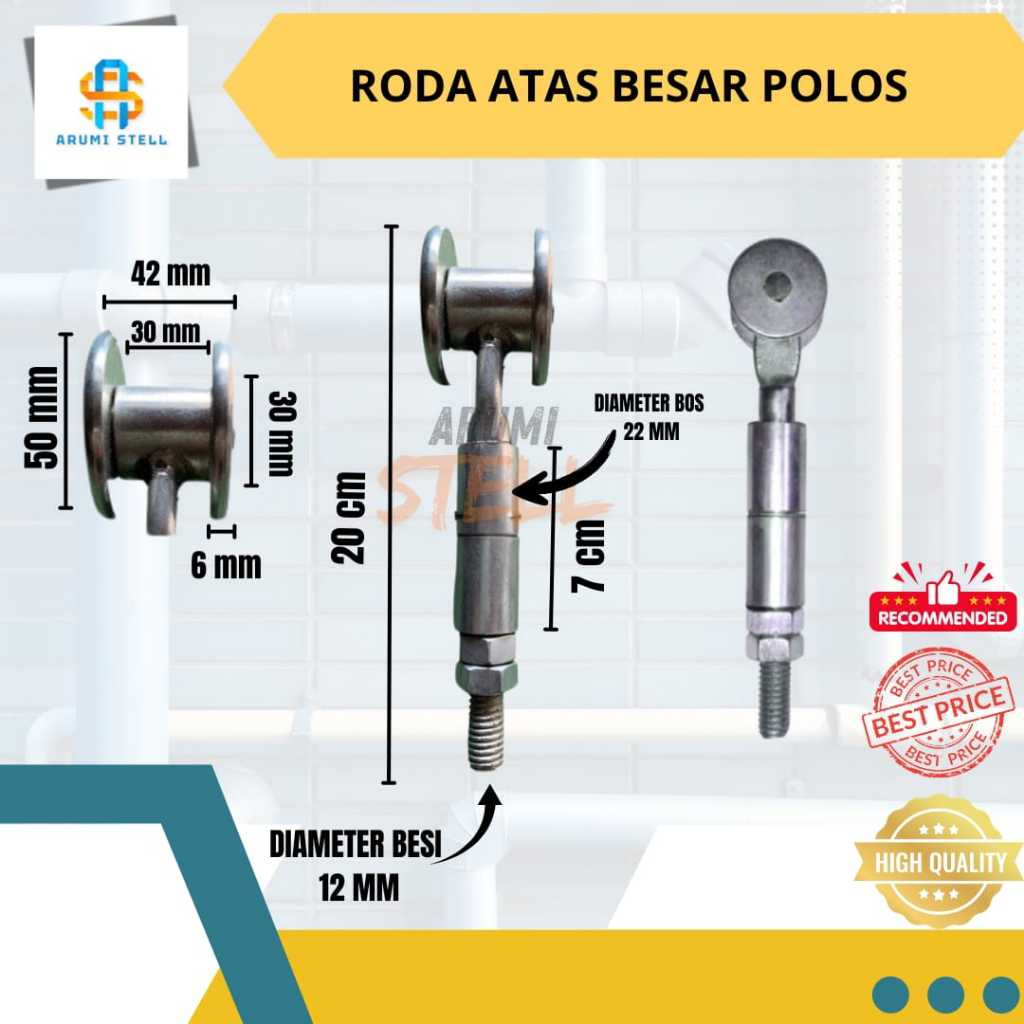 Jual RODA PINTU ATAS HENDERSON / RODA ATAS PINTU GARASI UKURAN BESAR ...