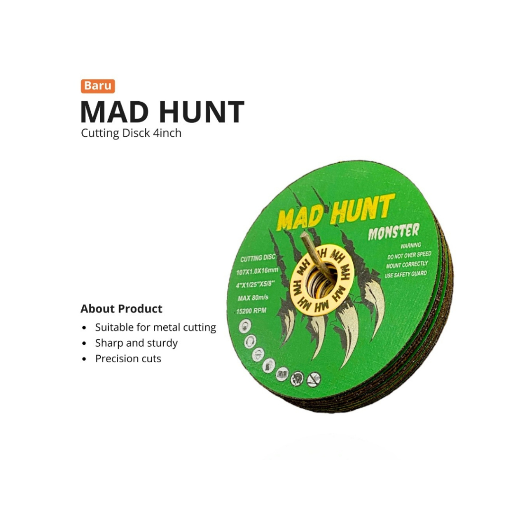 Jual Mad Hunt - Cutting Disc / Mata Gerinda 14' (5pcs) | Shopee Indonesia