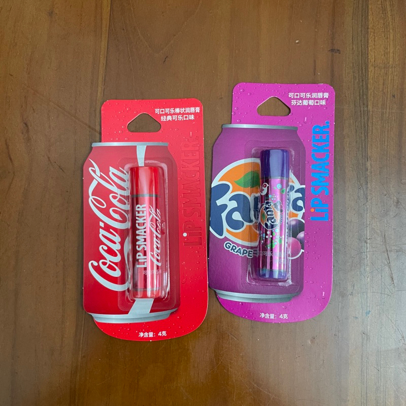 Jual Lip Smacker Coca Cola / Fanta Grape | Shopee Indonesia