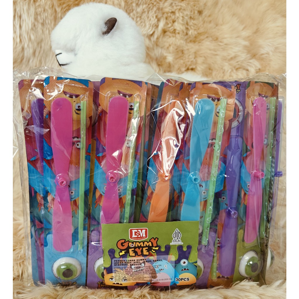 Jual DSM Permen Gummy Eye Baling-Baling 30Pcs | Shopee Indonesia