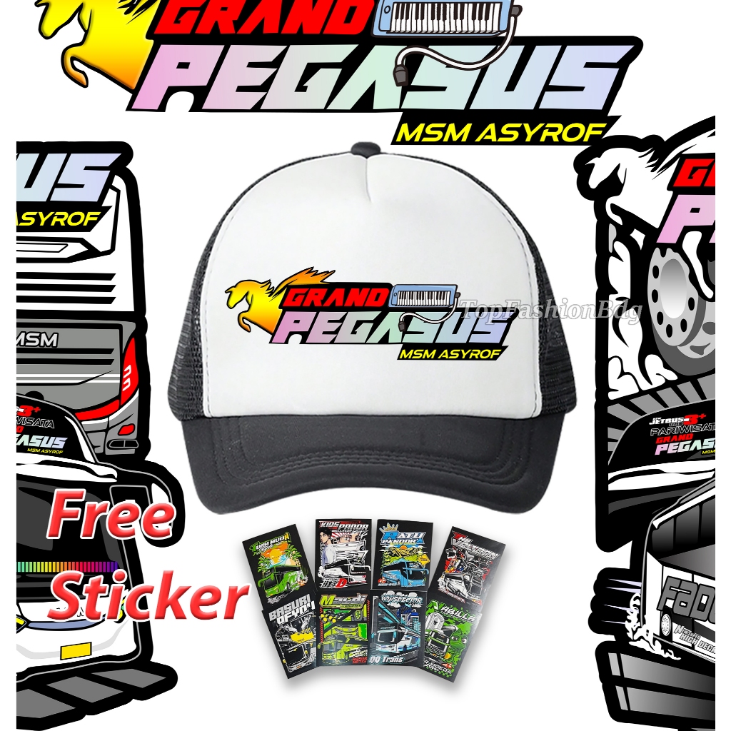 Jual Topi Anak Bus Pegasus Topi Anak Lak-Laki Topi Trucker Vektor Bus ...