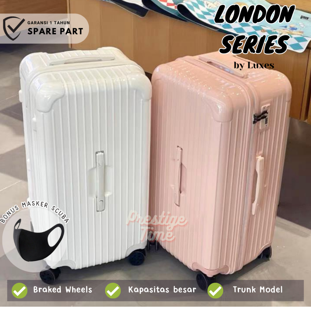 Jual Koper Bagasi London Series Big Size 24 26 28 30 Inch Luxes Trunk ...