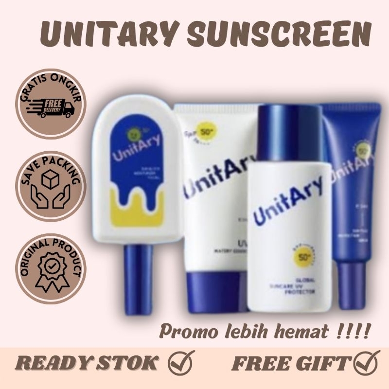 Jual PROMO!!! UNITARY SUNSCREEN SPF 50+ PA++++ UNITARY SUNSCREEN GLOBAL ...