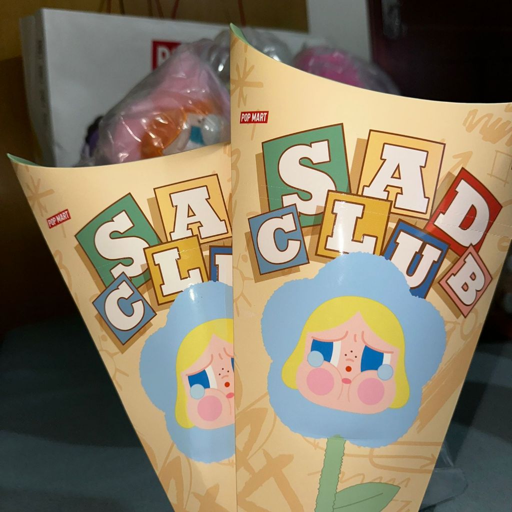 Jual [Selected] CryBaby Sad Club Series Flower Plush Blind Box Boneka ...