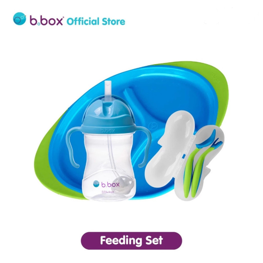 Jual B.Box bbox Feeding Set Alat Makan Anak Bayi Lengkap + gift set ...