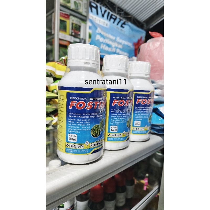 Jual INSEKTISIDA FOSTIN 610 EC 400 ML - 2 BAHAN AKTIF | Shopee Indonesia