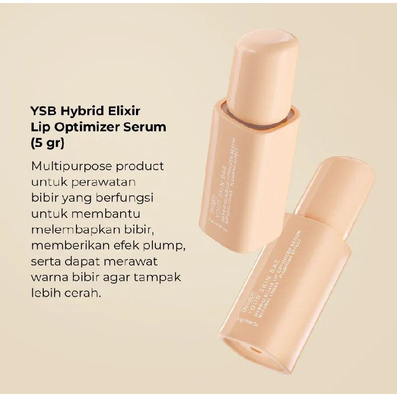 Jual Avoskin Your Skin Bae Hybrid Elixir Lip Optimizer Serum | 5g | Shopee Indonesia