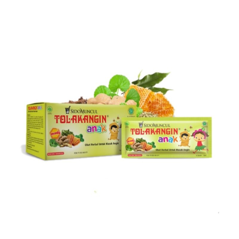 Jual SidoMuncul TOLAK ANGIN ANAK Obat Herbal Untuk Masuk Angin (1 box ...