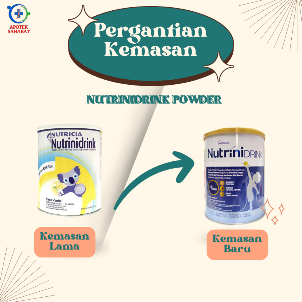 Jual SUSU FORMULA NUTRINIDRINK POWDER 400GR | Shopee Indonesia