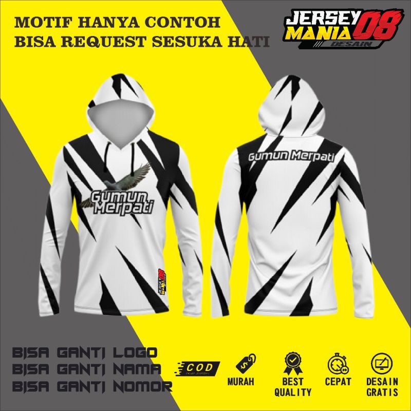 Jual JERSEY MERPATI BERTOPI CUSTOM | Shopee Indonesia