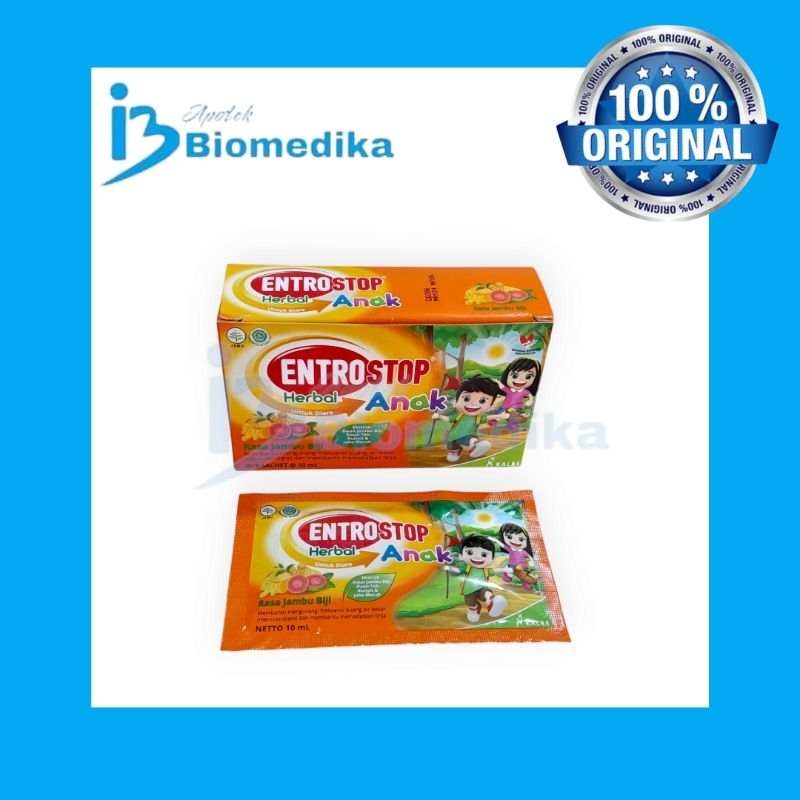 Jual Entrostop Anak 1 Box Isi 6 Sachet | Shopee Indonesia