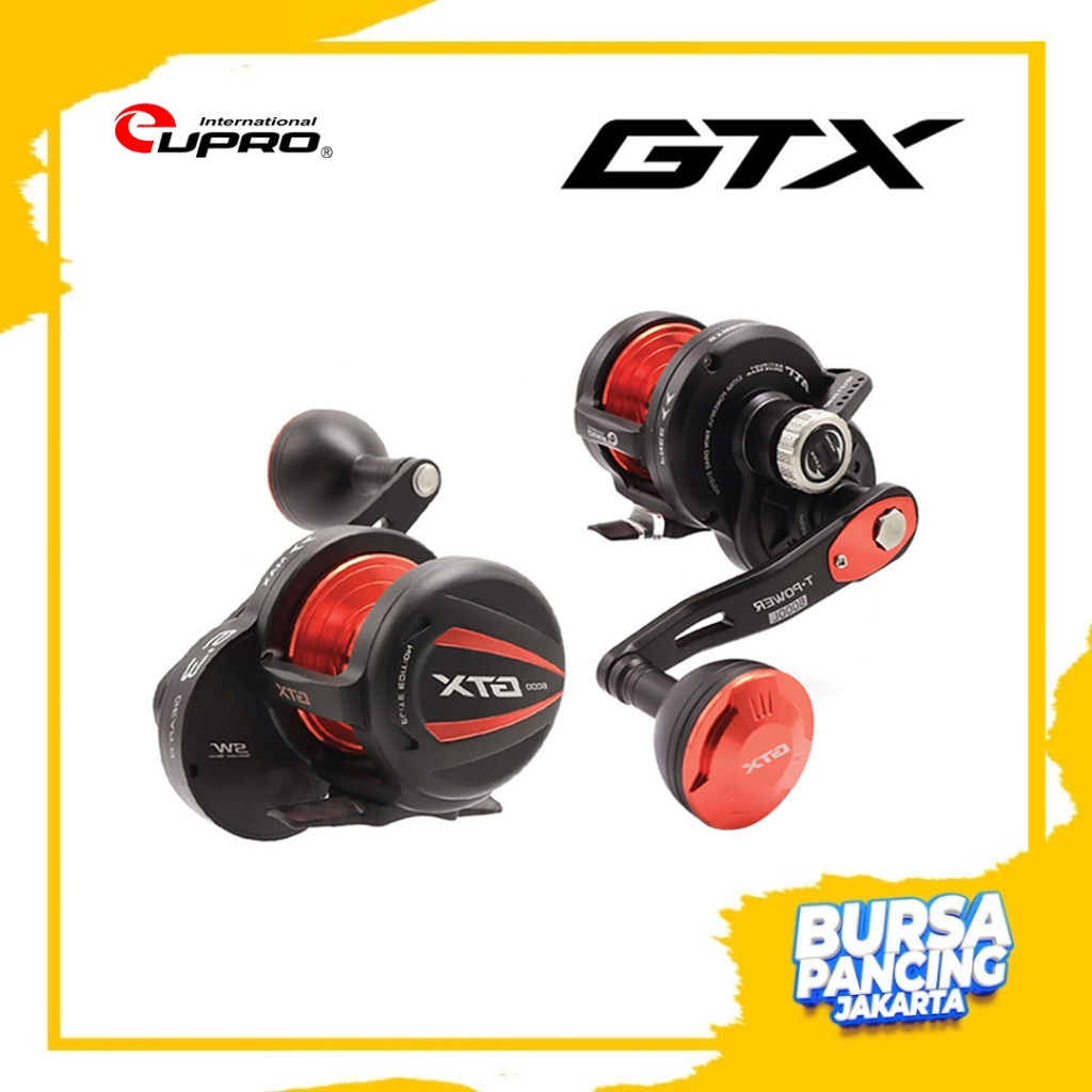 Jual EUPRO Reel Overhead GTX 6000L 9+2BB T-Power Single Handle Metal ...