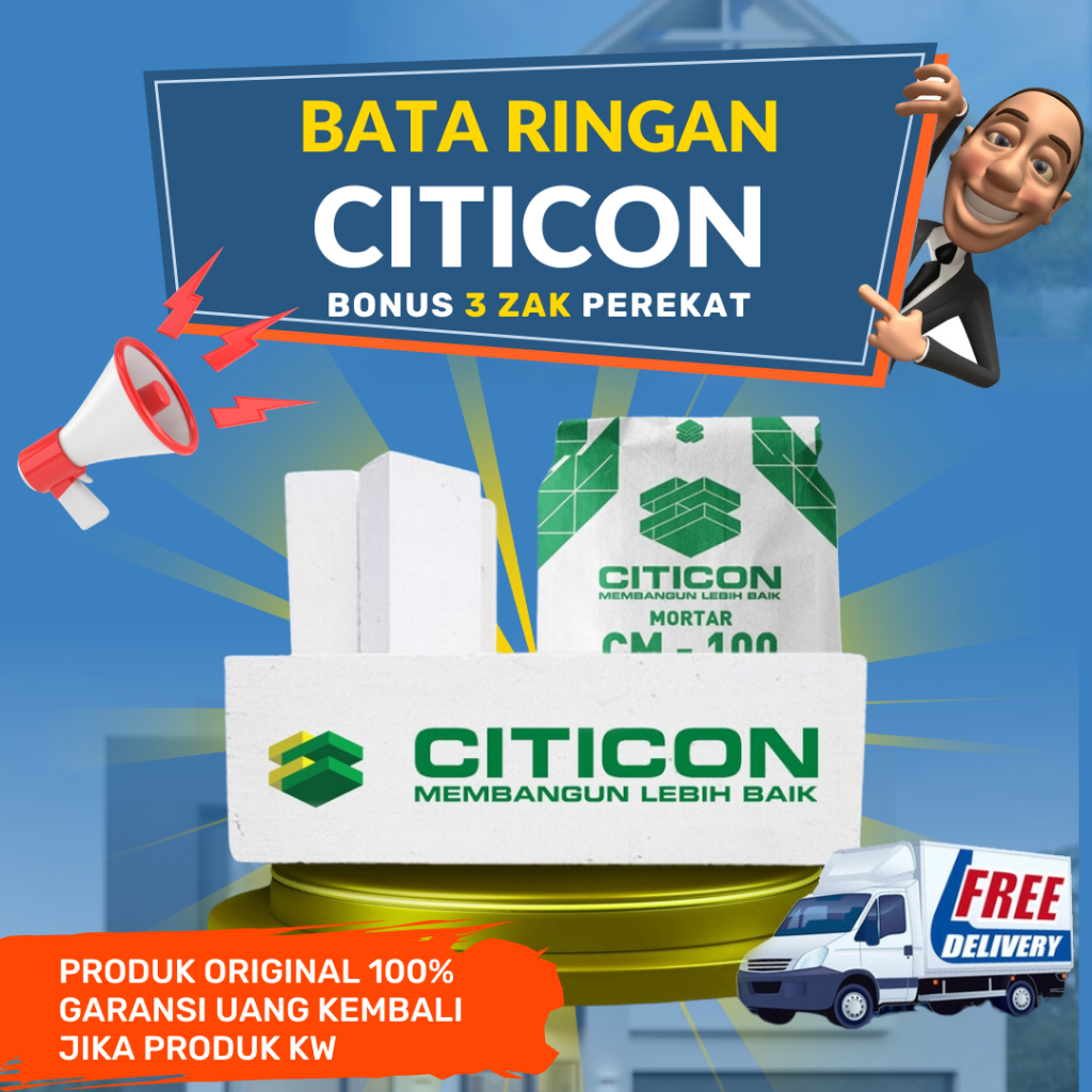 Jual Hebel Bata Ringan Citicon Isi 11.52 Kubik Untuk Wilayah Kota ...