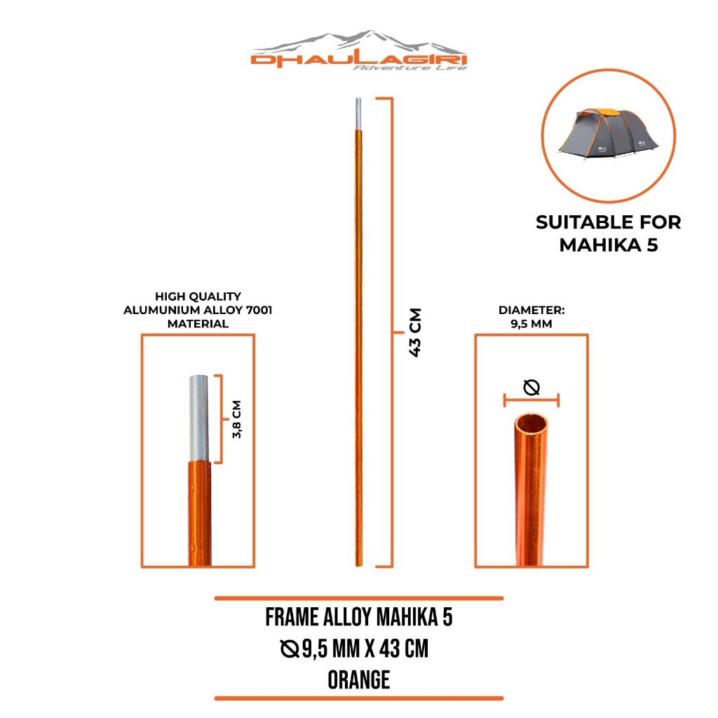 Jual Frame Alloy Tenda Mahika 5 / Frame Tenda Saja | Shopee Indonesia