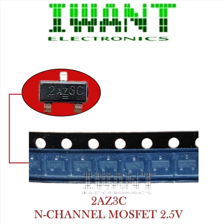 Jual 2AZ3C MOSFET 2.5V N-CHANNEL MOSFET 2AZ3C SOT-23 | Shopee Indonesia