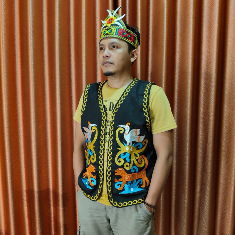 Jual Rompi dayak motif macan dan burung | Shopee Indonesia