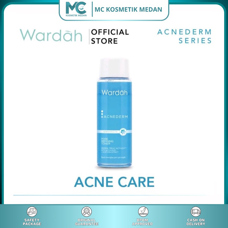 Jual WARDAH ACNEDERM PORE REFINING TONER 100ML-Toner wajah untuk kulit ...