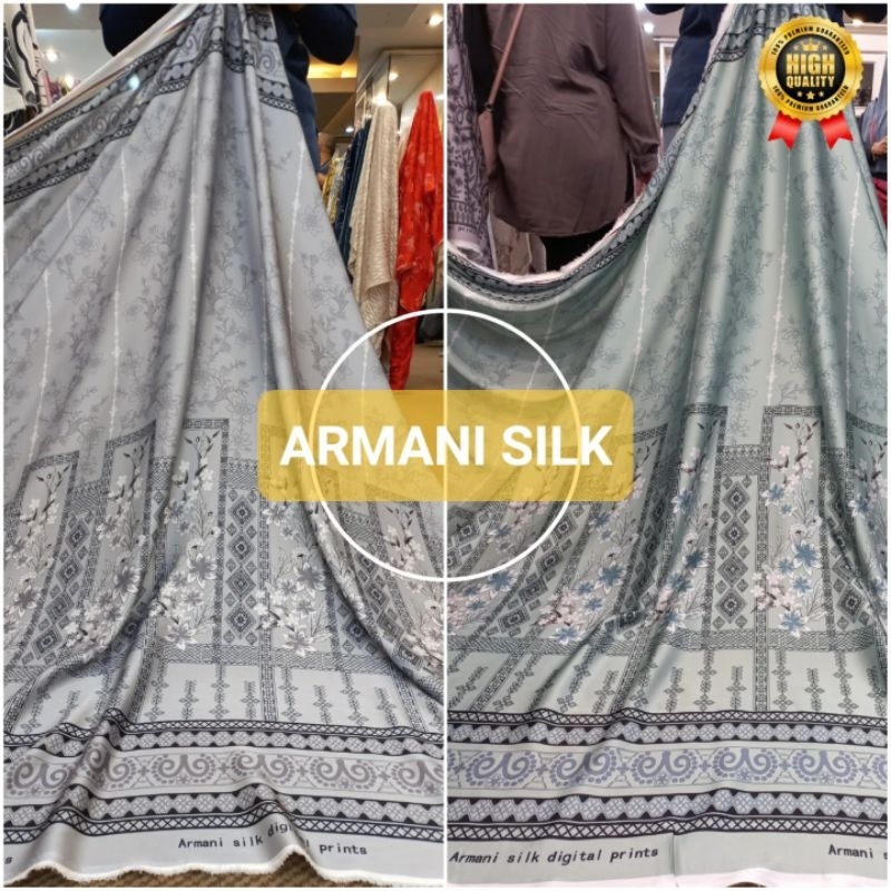 Jual BAHAN KAIN ARMANI SILK/SILK PREMIUM/ARM SILK GRADE A/ARMANI MOTIF ...