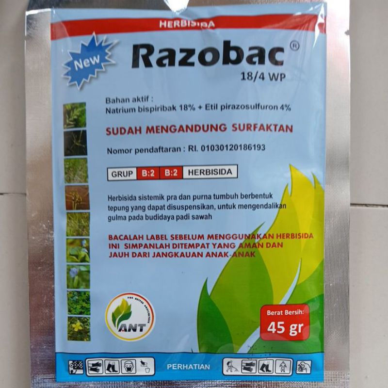 Jual Razobac herbisida padi pra dan purna tumbuh untuk daun lebar ...