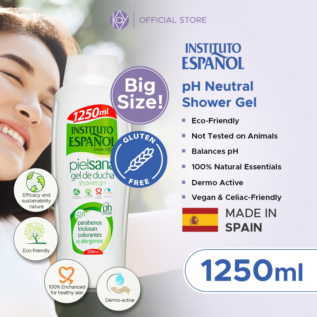 Jual Instituto Espanol pH Neutral Shower Gel 1250 ml / Shower Gel ...