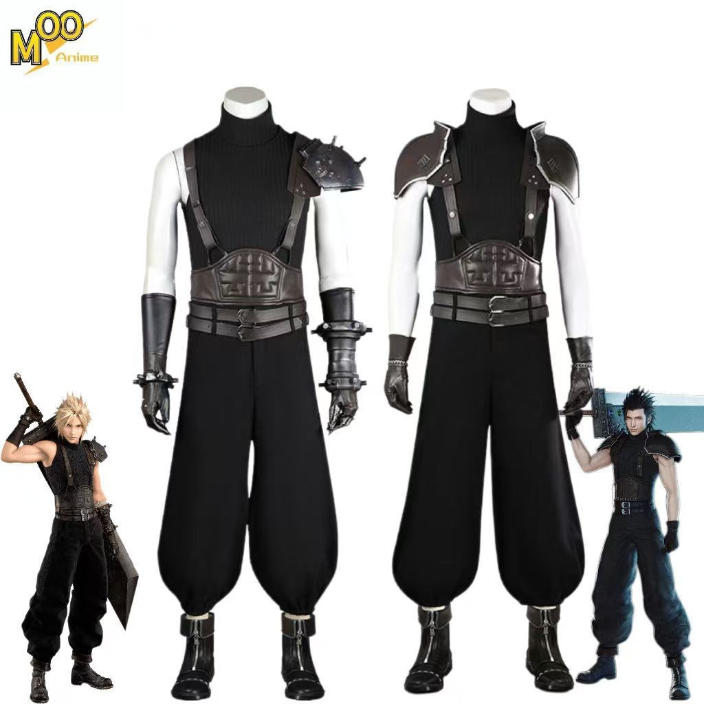 Jual Final Fantasy VII Remake cosplay costume Cloud cosplay and Zax ...