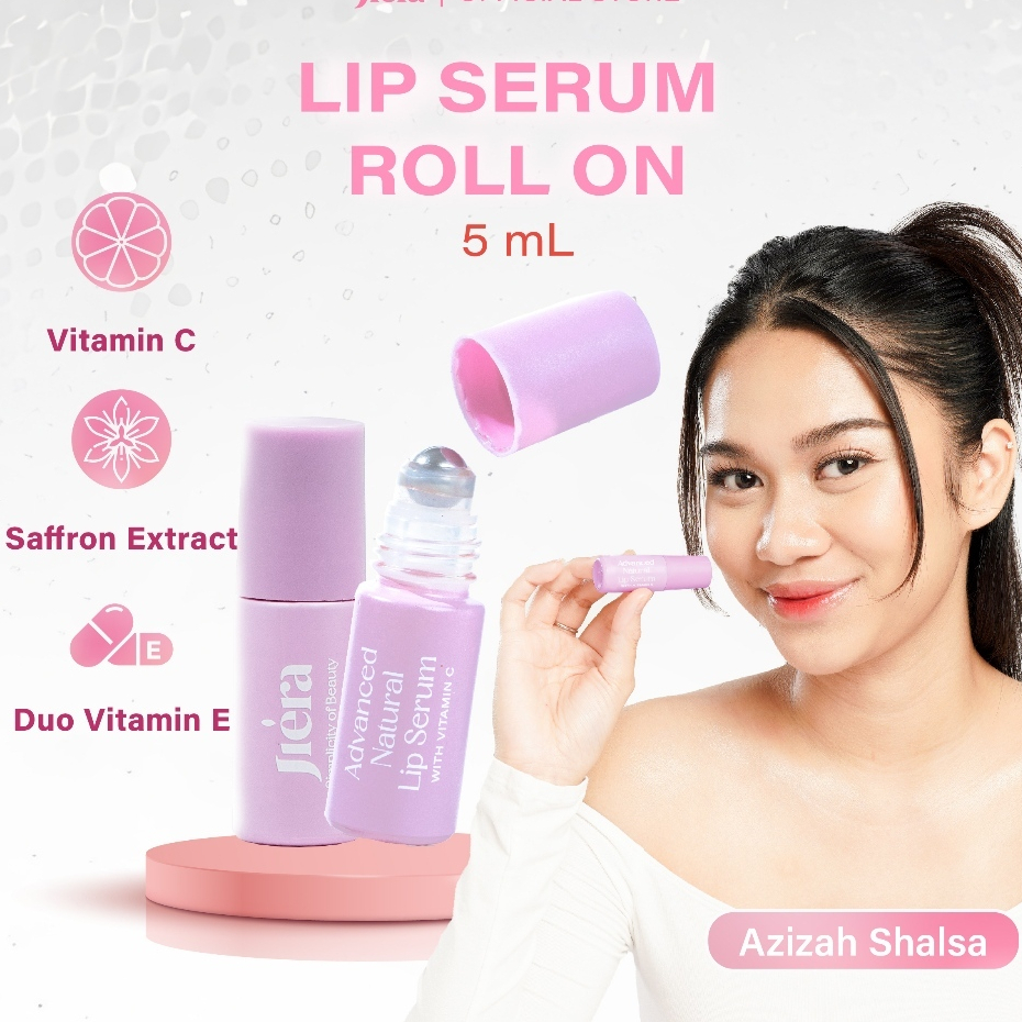 Jual JIERA LIP SERUM ROL 5ML // LIP SERUM 10ML | Shopee Indonesia
