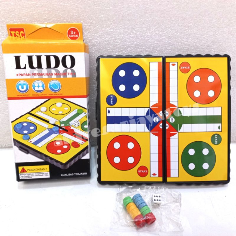 Jual Mainan Ludo Magnet Board Game Anak Papan Permainan Magnetik Ludo ...