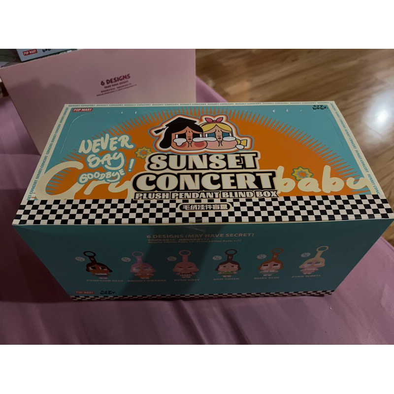Jual POP MART SUNSET CONCERT CRY BABY PLUSH PENDANT BLIND BOX | Shopee ...