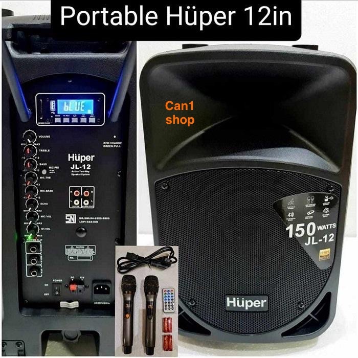 Jual Speaker Aktif Portable 12 Inch HUPER JL12 / JL 12 Original Bluetooth USB | Shopee Indonesia