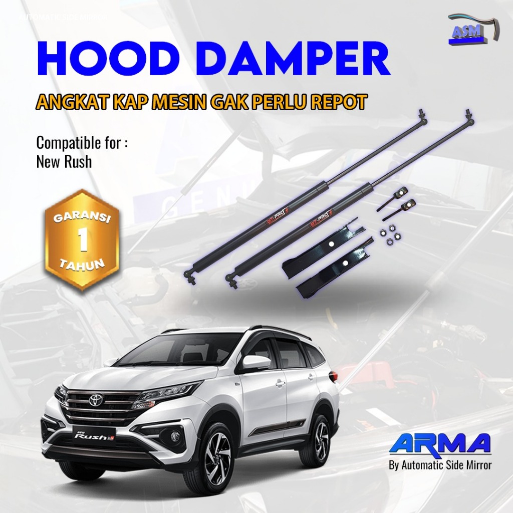 Jual Hood Damper mobil GT-PRO Engine Hood Shock Kap Mesin Hidrolik ...