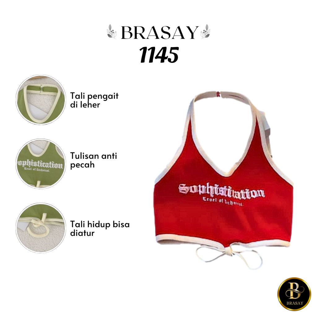 Jual Brasay Tanktop Bra Fashion Wanita Backless Tanktop 1145 | Shopee ...