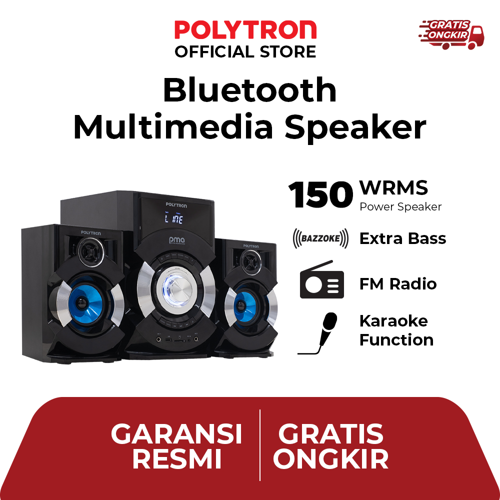 Jual POLYTRON Multimedia Speaker PMA 9527 /BA | Shopee Indonesia