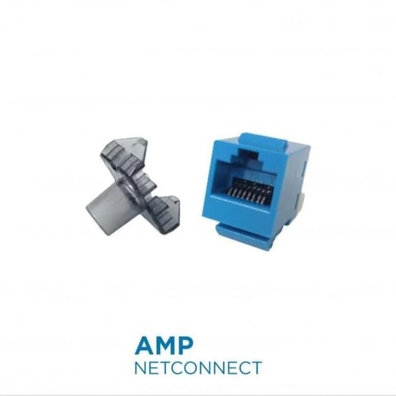 Jual Modular Jack Rj45 Cat5e Commscope SL110 - 1375191-6 Amp modular rj ...
