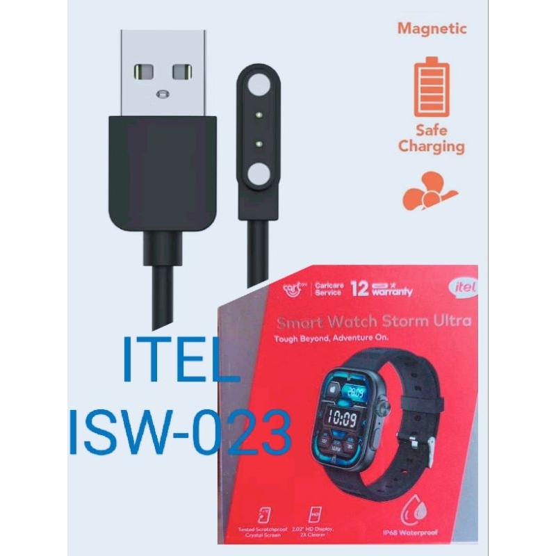 Jual Itel ISW-023 2 ES Smart Watch Kabel Charger Itel 2 ES ISW-12 ISW ...