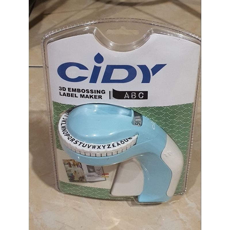 Jual Cidy 3D Embossing Label Maker Original | Shopee Indonesia
