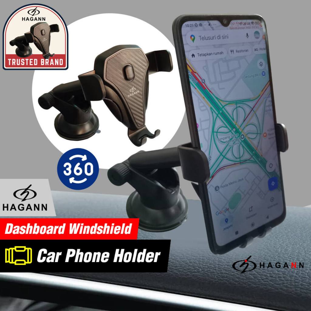 Jual HAGANN CHO-1202 Holder HP Mobil Dashboard | Tempat Dudukan Car ...