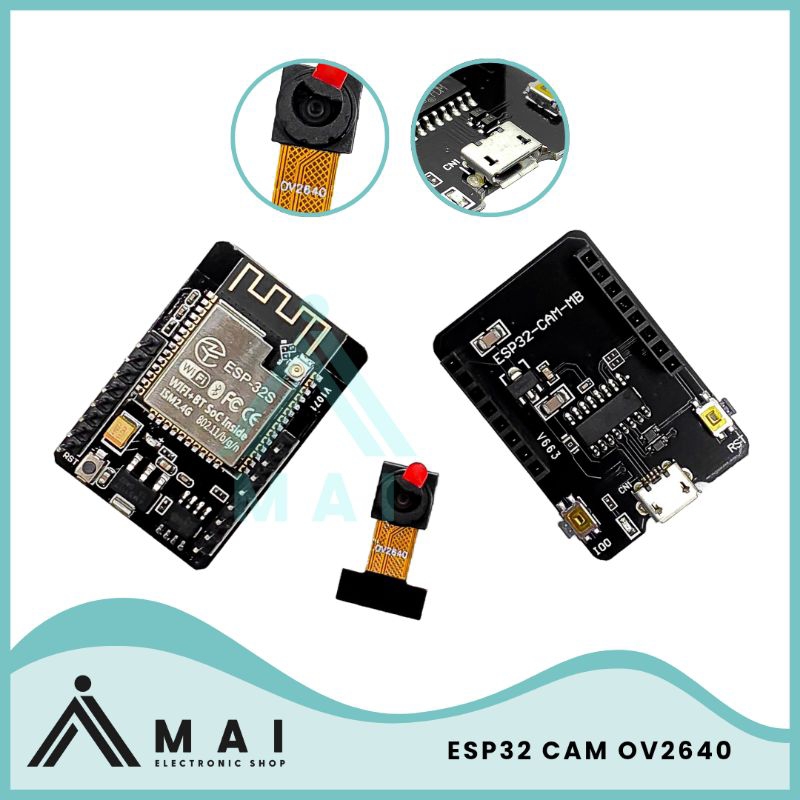 Jual ESP32-S ESP32CAM Module Camera OV2640 WiFi & Bluetooth | Shopee Indonesia