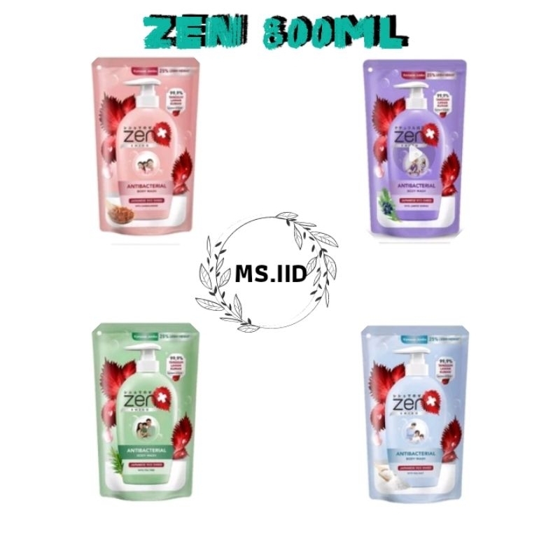 Jual Zen Body Wash Reffil 800ml | Shopee Indonesia