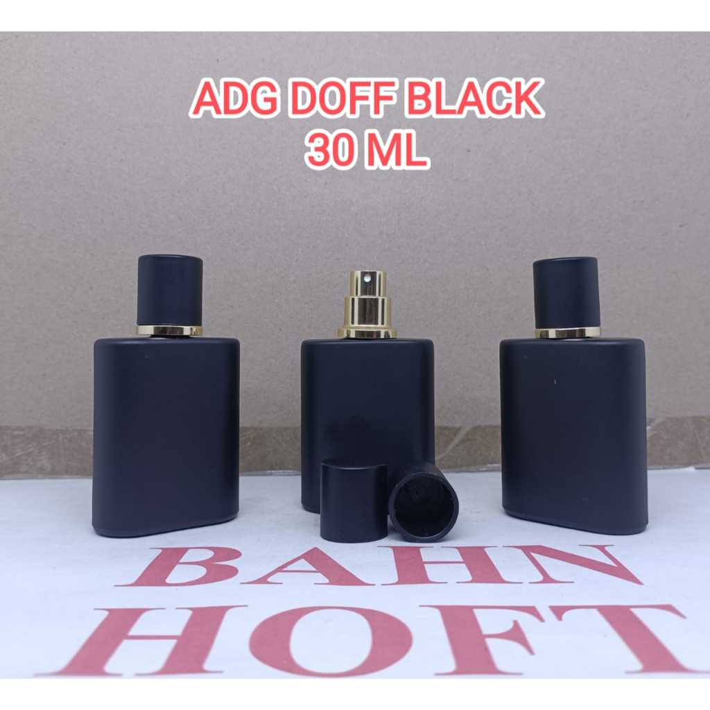 Jual ( 1 LUSIN) ADG DOFF BLACK 30ML. BOTOL PARFUM MODEL DOFF UKURAN ...