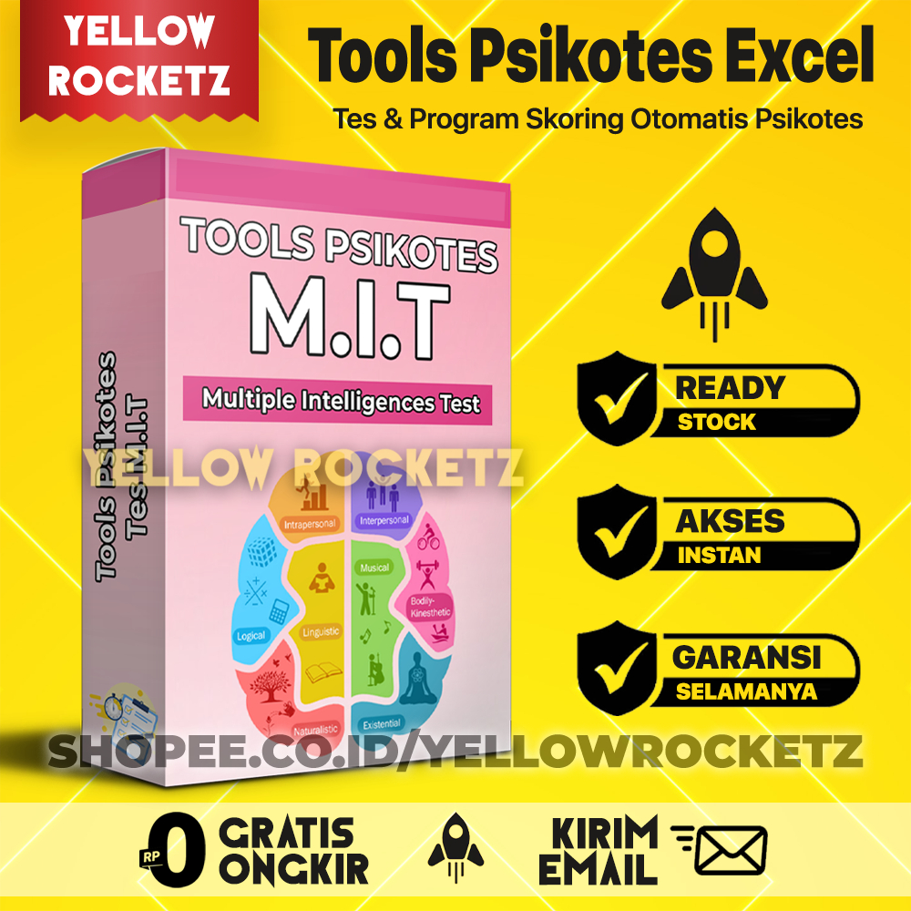 Jual TOOLS PSIKOTES MIT Multiple Intelligences Test - Howard Gardner's ...