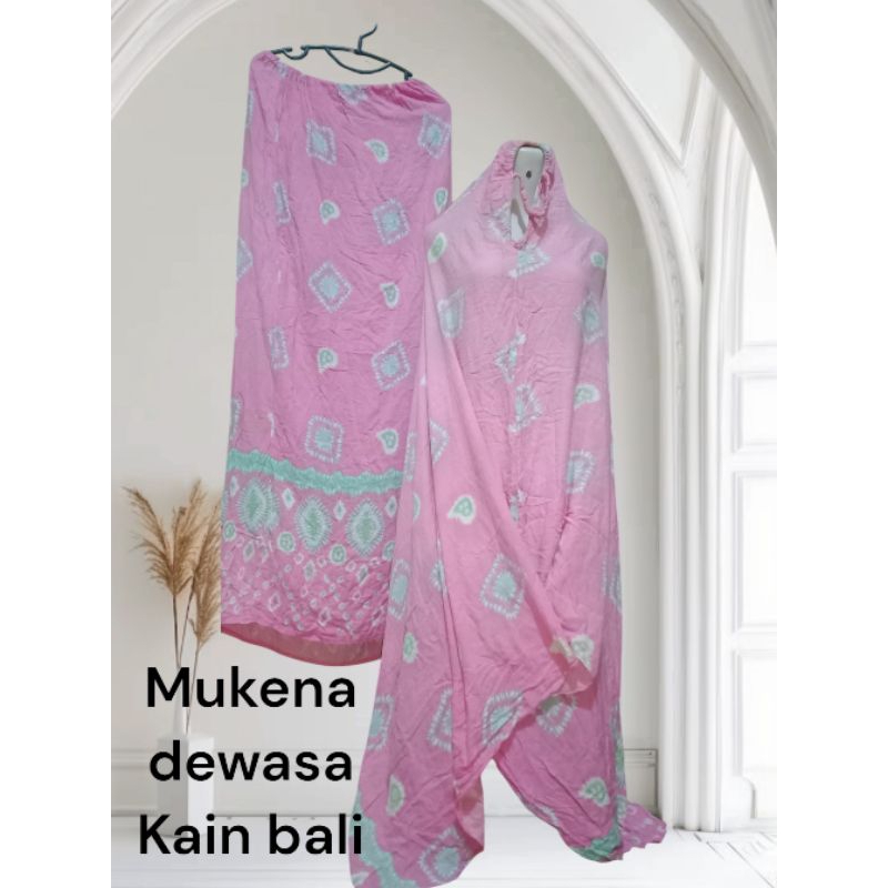 Jual Mukena Dewasa Kain Bali | Shopee Indonesia