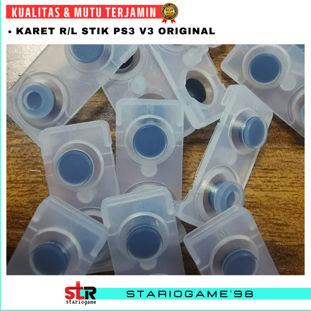 Jual Karet RL stik ps3 V3 ORI Karet RL stick ps3 putih bening RL STIK ...
