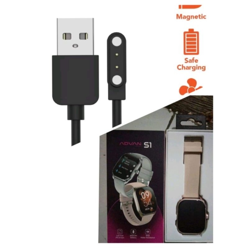 Jual Advan S1 S2 Pro Smart Watch Kabel Charger Advan S3 S1 Taqwa SE1 ...