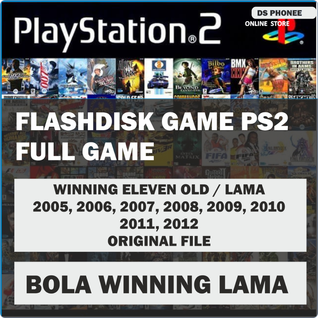 Jual PAKET GAME PS2 BOLA WINNING ELEVEN OLD \ LAMA 2005, 2006, 2007 ...
