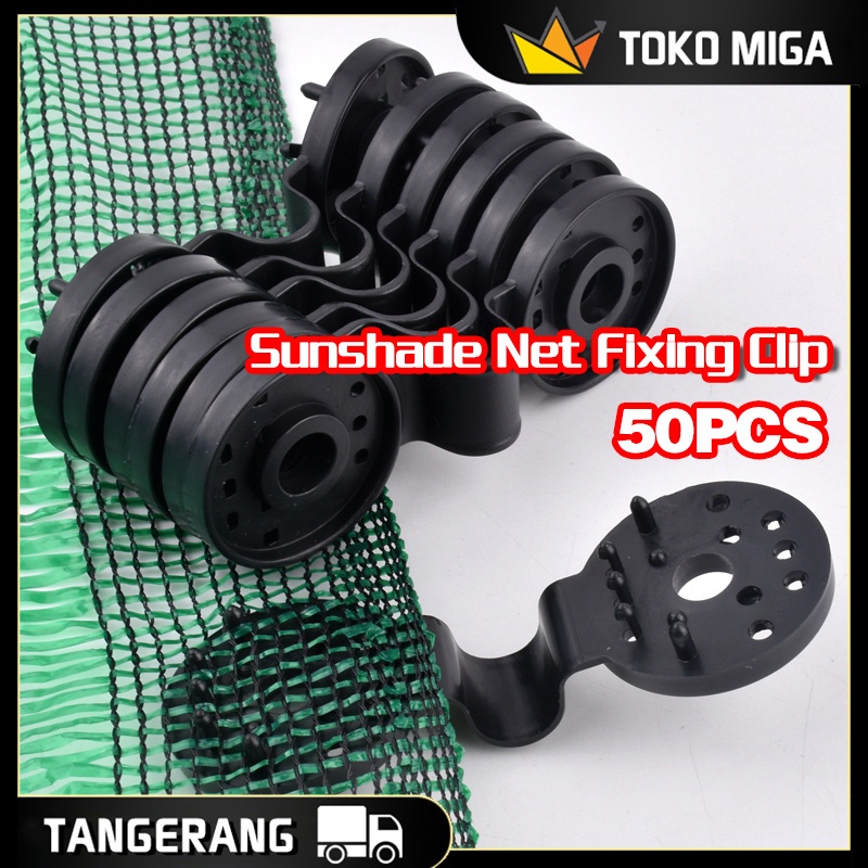 Jual 50PC Klip Paranet Bulat 10.5*3.7CM Penjepit Paranet Klip Jaring ...