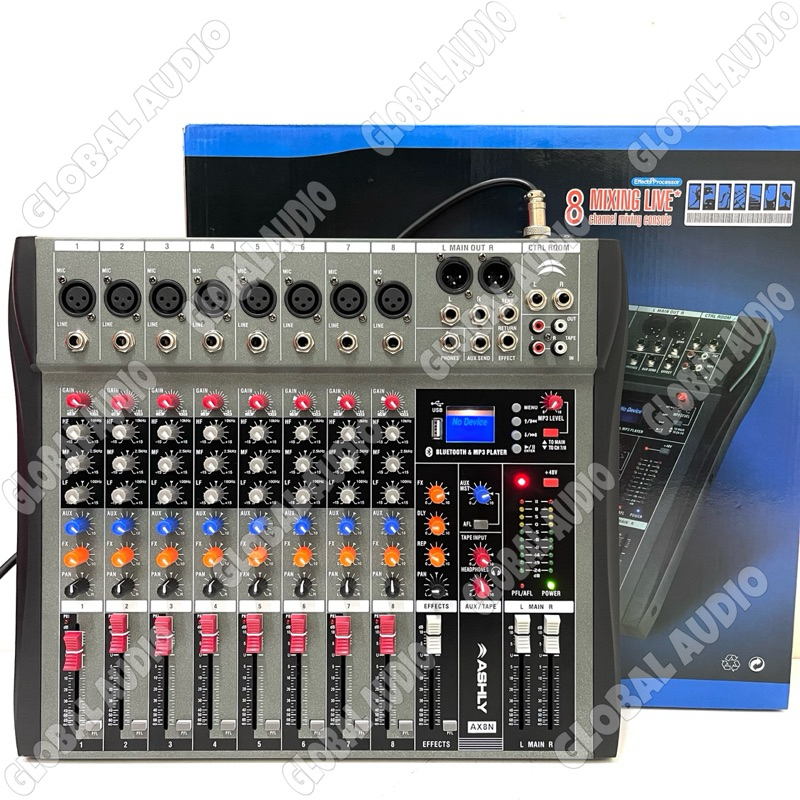 Jual Mixer Ashly AX8N 8channel Mixer Ashly ax8n Mixing 8 Bagus Murah ...