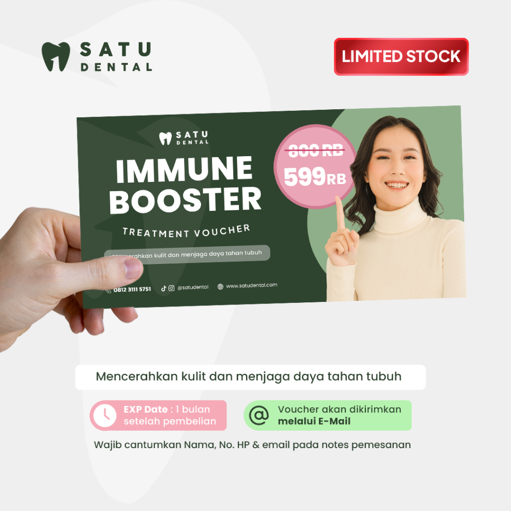 Jual SATU Dental - Voucher Immune Booster / Infus Vitamin | Shopee ...