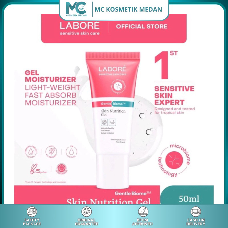 Jual LABORE-LABORE Sensitive Skin care Gentel Biome skin Nutrition gel ...