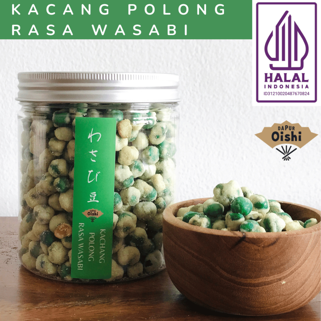 Jual Wasabi Green Pea [ HALAL ] | Kacang Polong Hijau Ijo Rasa Wasabi ...
