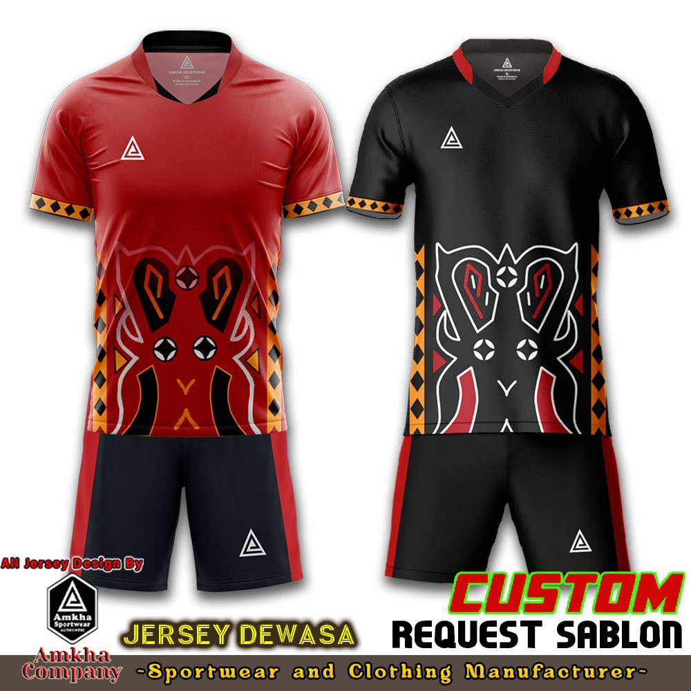 Jual JERSEY TORAJA KOAS BOLA FUTSAL BISA Sablon Nama Nomor logo Sponsor ...